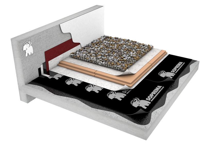 CUBIERTA PLANA NO TRANSITABLE INVERTIDA - MONOCAPA NT-01-09.1 - Soprema