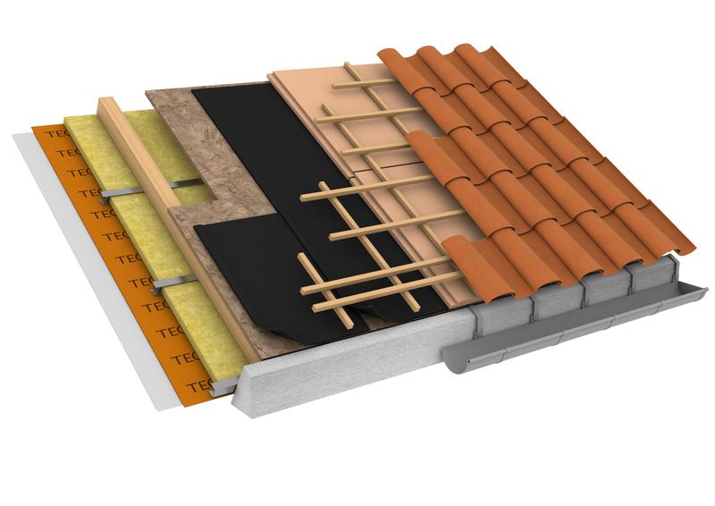 Techo Inclinado Con Teja - Idea Sala De Estar